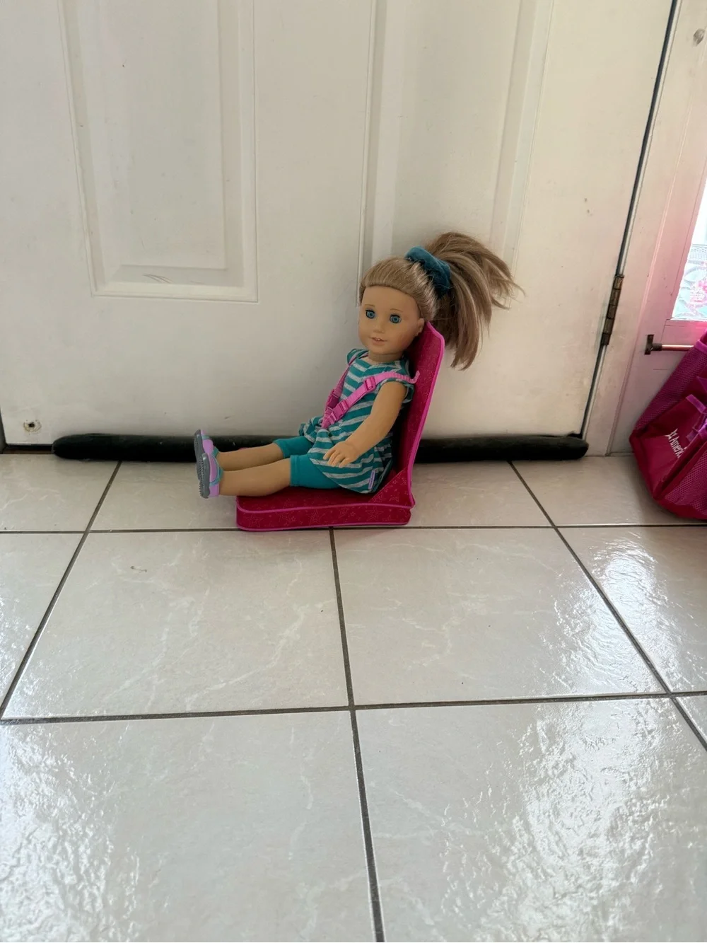 American Girl | Toys | American Girl Hot Pink Doll Backpack And Travel ...